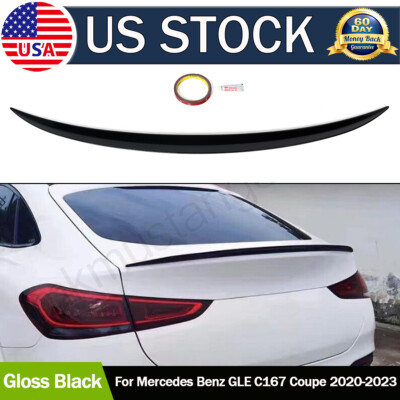For Mercedes GLE Coupe C167 GLE53 2020+ Gloss Black Rear Boot Spoiler ...