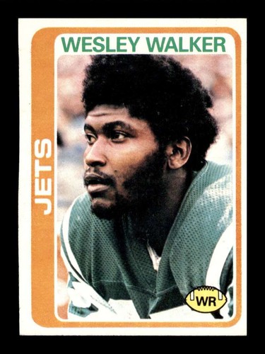 Wesley Walker #327 1978 Topps Rookie RC Set Break New York Jets | eBay