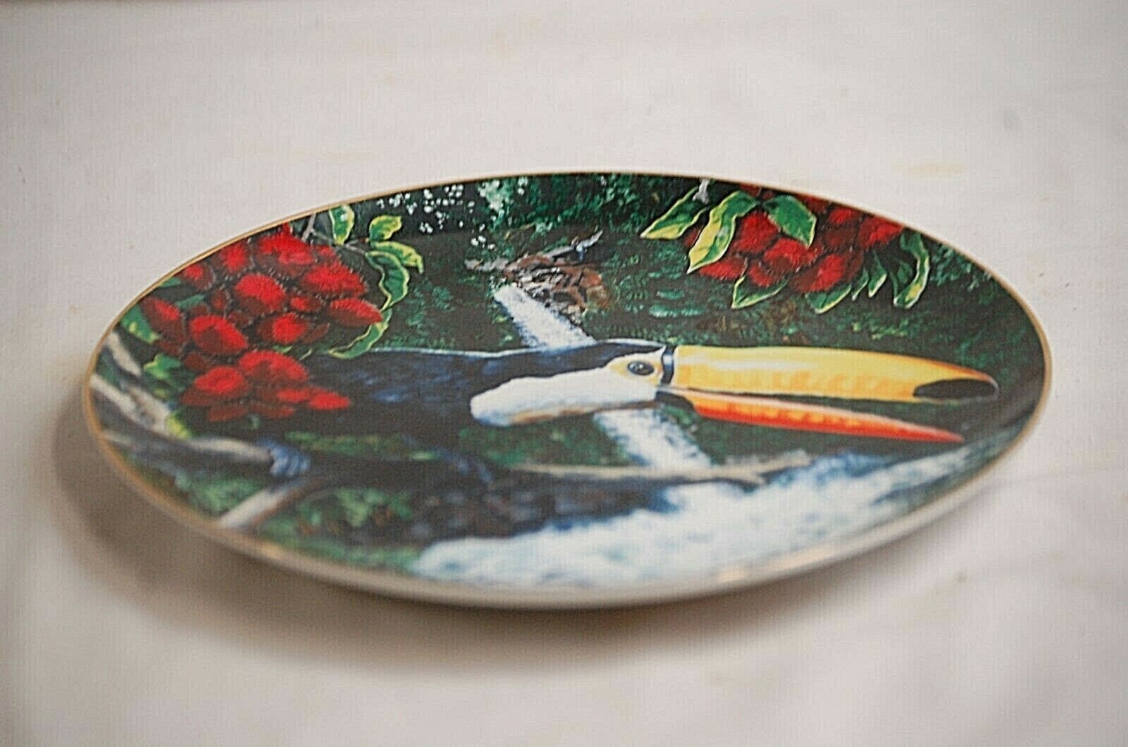 Toco Toucan Exotic Birds of Tropique 1981 Plate Royal Cornwall by ...