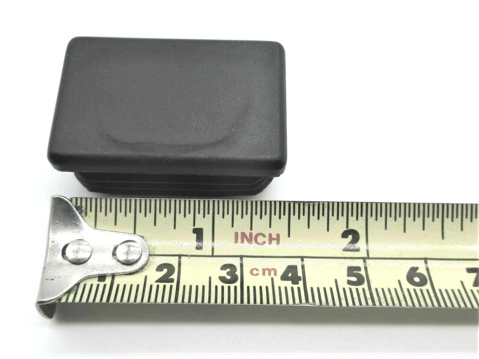 Rectangle End Cap Plugs 1 1/2" X 1" Tubing Plugs Rectangular Pipe Caps ...