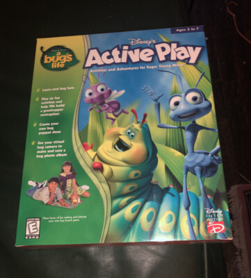 Bug's Life: Active Play (PC, 1998) Disney/Pixar Game NEW SEALED Ages 4 ...