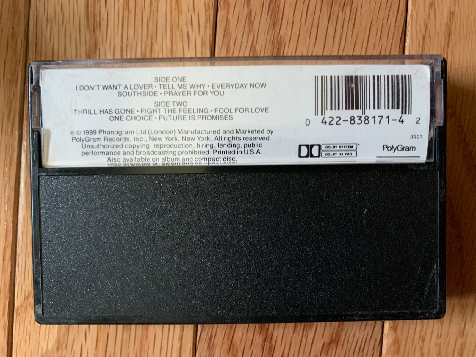 Texas - Cassette Tape - Southside - 1989 - PLAY TESTED - SOUNDS GREAT ...