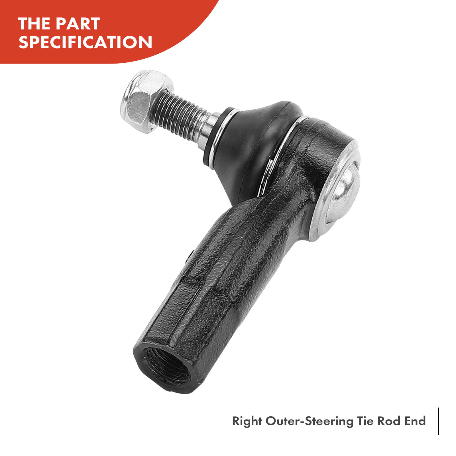 2x Outer Front Tie Rod End for Audi A3 8P1 S3 TT Skoda Superb 3V3 ...