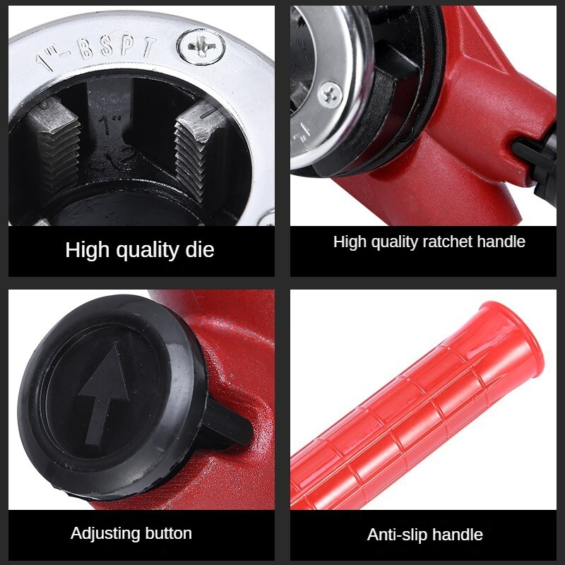 Manual Small Socket Machine Galvanized Pipe Open Teeth Plumbing Pipe ...