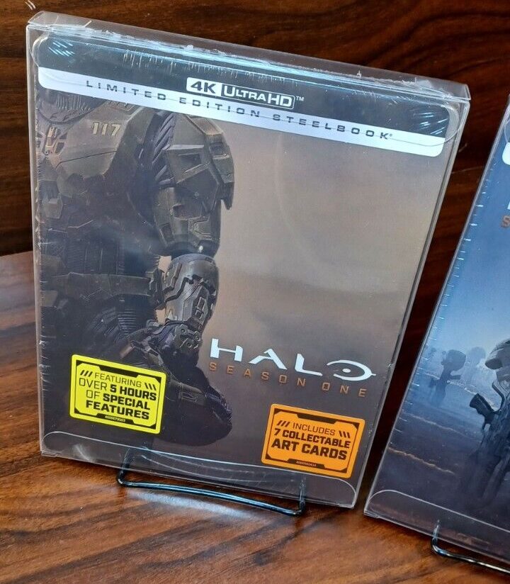 HALO Season 1 + 2 4K Steelbooks (4KUHD) - NEW-PROTECTIVE SLEEVE-Free ...