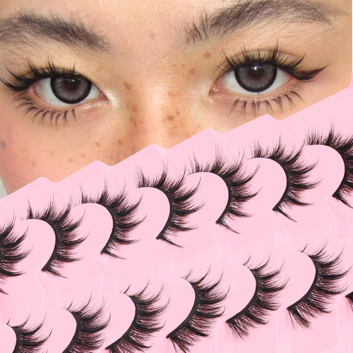 Lashes Manga Eyelashes Cat Eye Lashes Spiky Eyelash C Curl Lash Wispy Natural Lo 313047987945| eBay