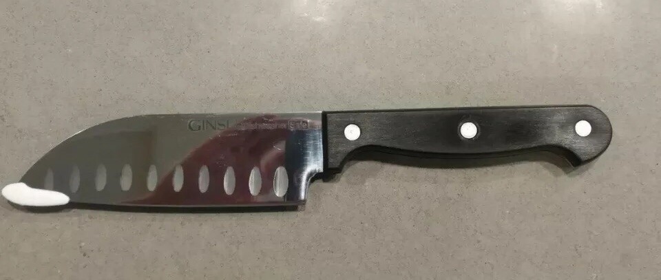 Ginsu Stainless Steel Koden Santoku Knife 5" Blade | eBay