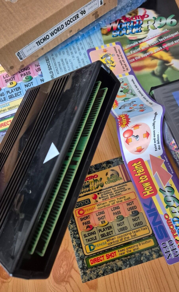 Tecmo World Soccer 96 Full Kit MVS NEO GEO. 100% Original And Working ...