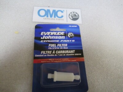 C15 Evinrude Johnson OMC 397607 0397607 Fuel Filter OEM New Factory ...