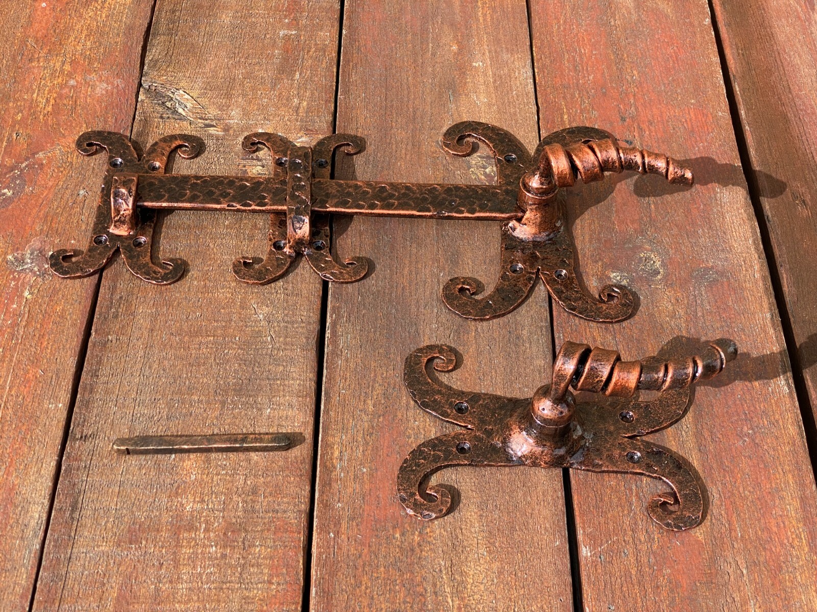 Latch Gate Shed Lock Medieval Castle Door handle Garden Christmas ...