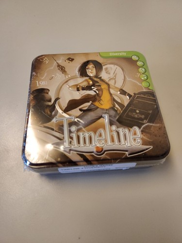 Asmodee Timeline Game Diversity 110 Card Expansion Set in Original Tin ...