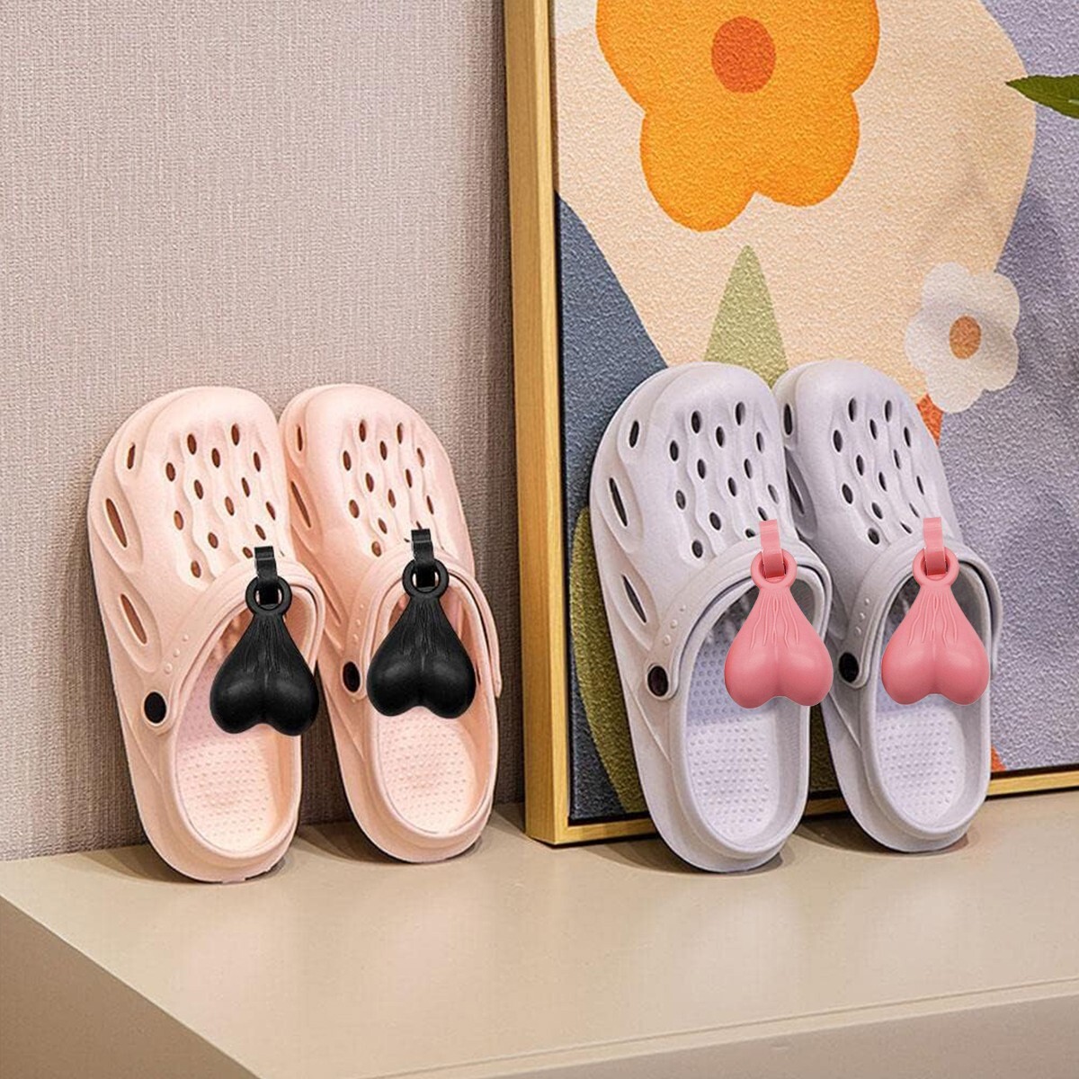 2 Pack - Nuts For Croc Ballsack Shoe Ball Charms Accessories Painting ...