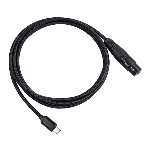 Type-C To XLR 3 Pin Microphone Audio Cable Male To Female Mic Adapter ...