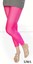 Footless Bright Neon Fluro 80s 70s Disco STRETCH Pants Metallic Leg ...