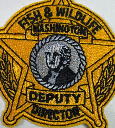 3" Fish & Wildlife Deputy Director Washington WA Patch G10 | eBay