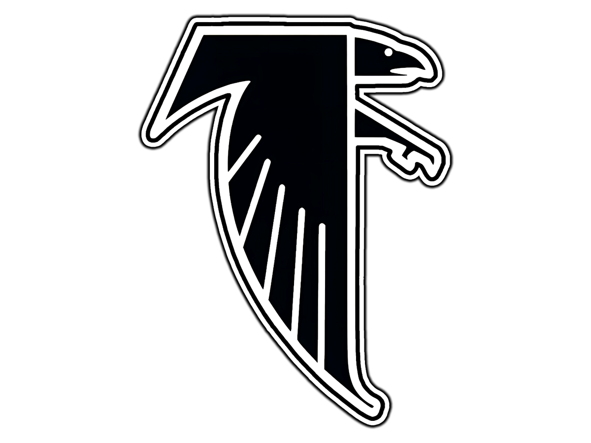 Fondo De Pantalla Con El Logotipo Antiguo De Los Atlanta Falcons