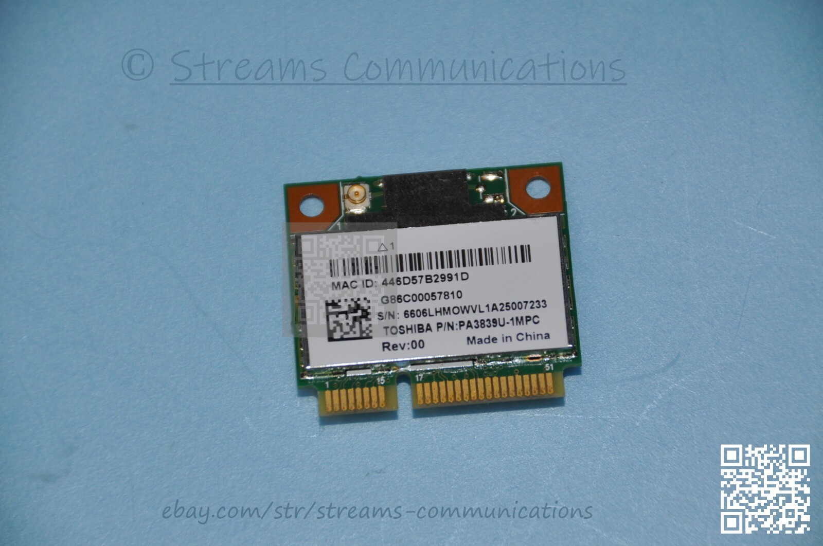 TOSHIBA Satellite L855 L855-S5112 L855-S5240 Laptop Wireless Wi-Fi Card ...