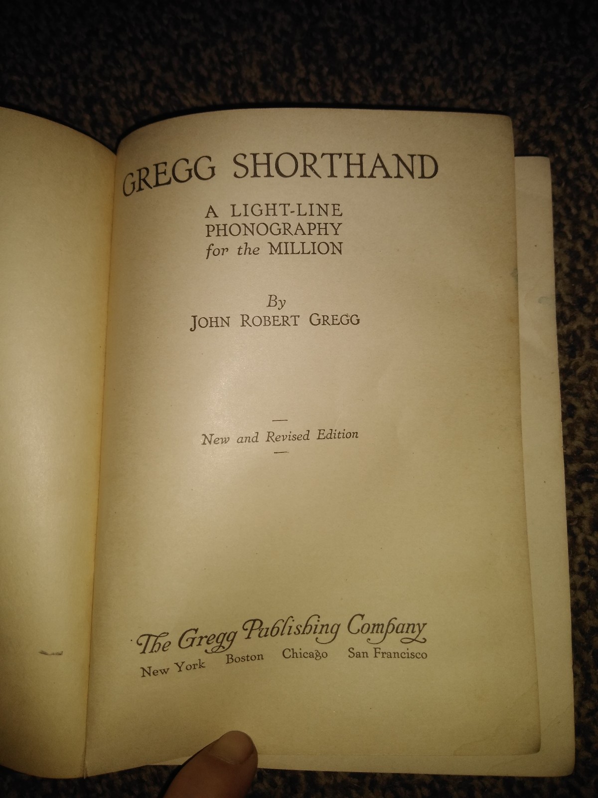 Gregg Shorthand By John Robert Gregg Copyright 1919 | eBay