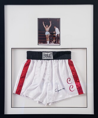 Extremely Rare Hand Signed Autographed CASSIUS CLAY Boxing Trunks with ...