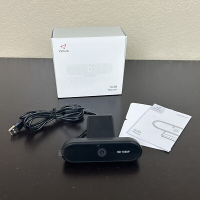 Victure SC50 1080P Webcam With Auto-focus, Built-in Microphone, USB 2.0 ...