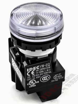 1pcs IDEC Panel Indicator lamp Signal lamp YW1P-1EQM3PW | eBay