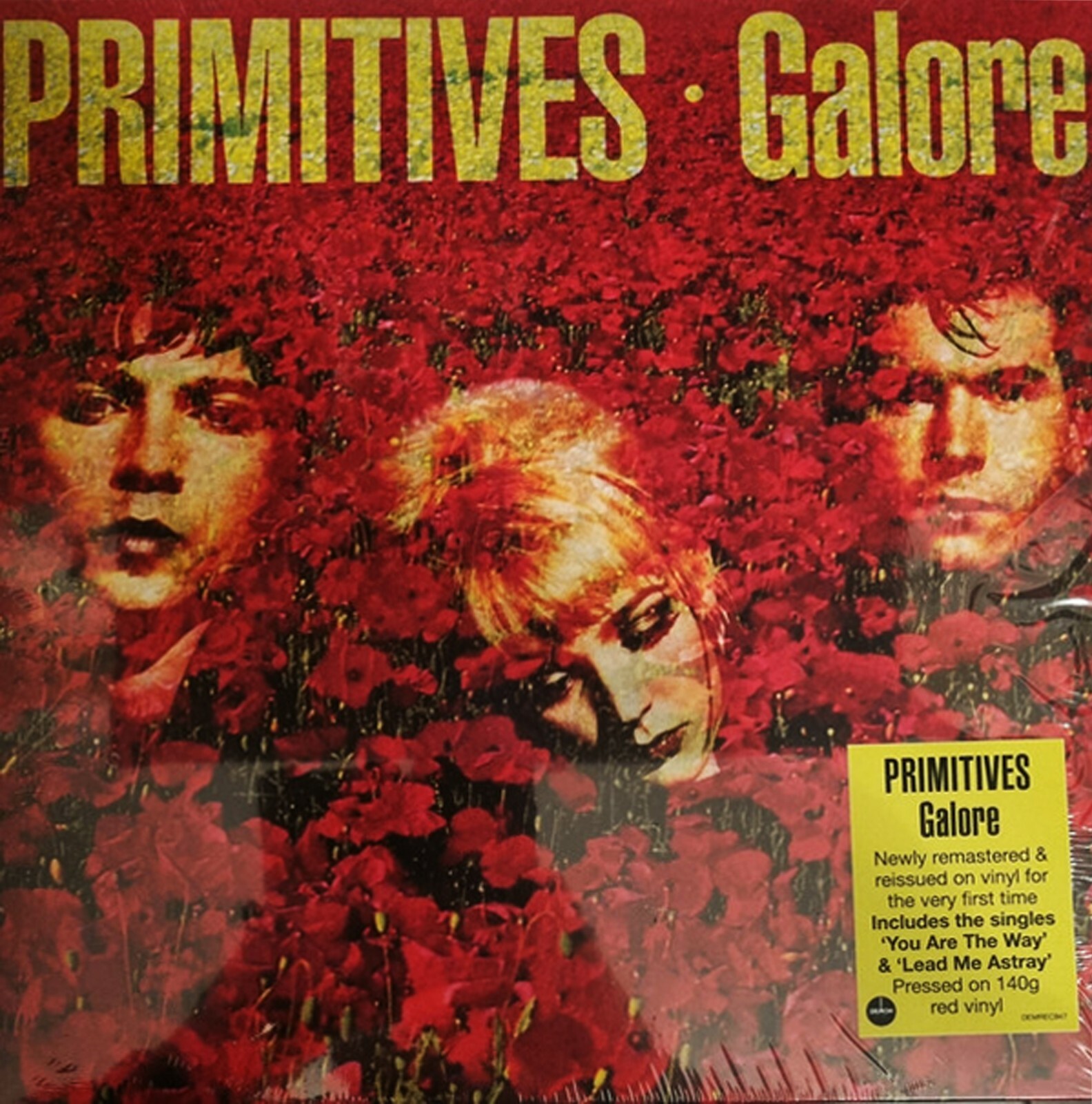 The Primitives Galore Demon Records ‎– DEMREC947X RED Vinyl LP signed ...