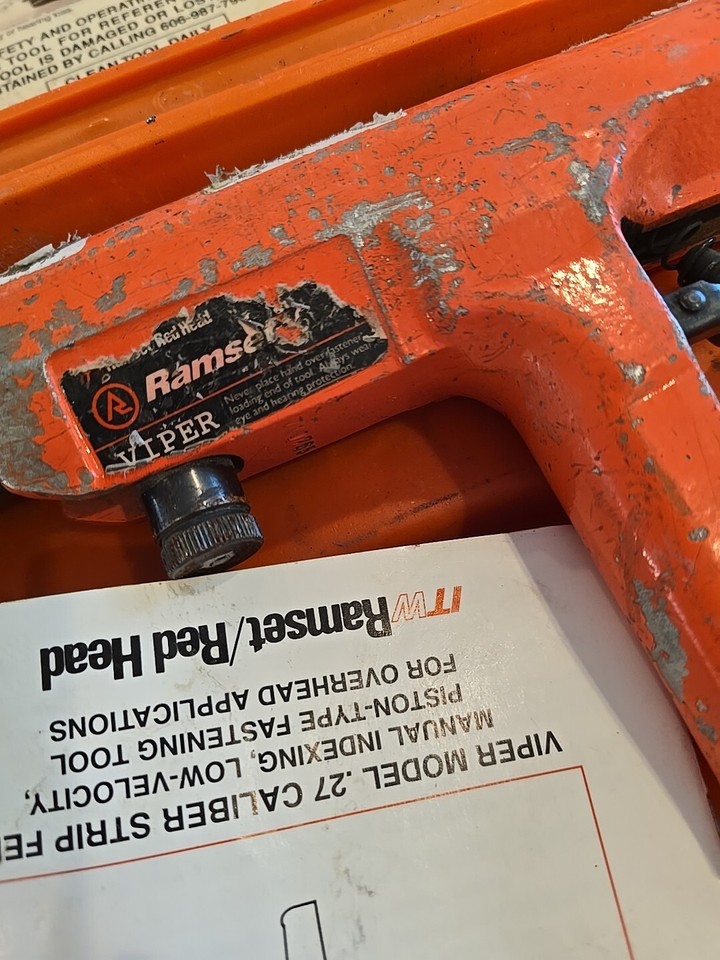 ITW Ramset Red Head VIPER 27 Caliber Powder Actuated Tool | eBay
