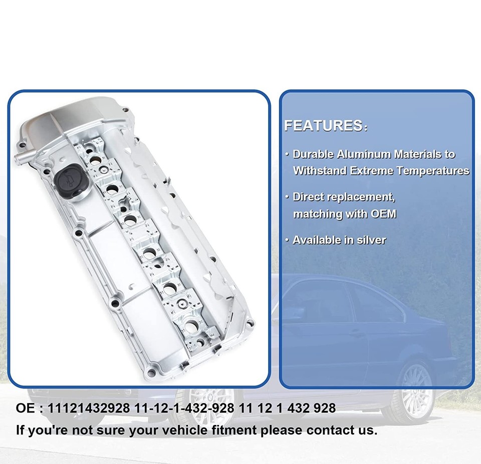 Aluminum Upgrade Performance Valve Cover for BMW M52 M54 M56 Engine ...