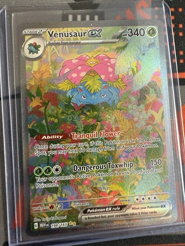 Pokemon 151 Venusaur EX Special Illustration Rare 198/165 | eBay