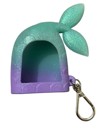 Bath & Body Works Mermaid Hand Sanitizer Holder with Clip Teal Purple ...