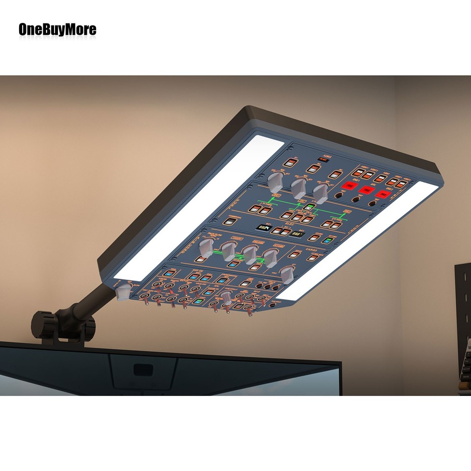 WINGFLEX A320 Overhead Panel with IRS & Lighting Panels for Airbus PC ...
