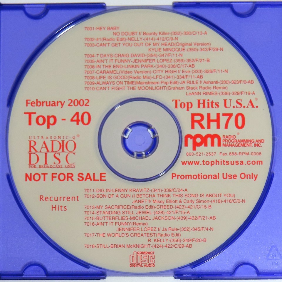 Top Hits USA 4 Set Lot Compilation TOP 40 CD’s RH Series Various ...