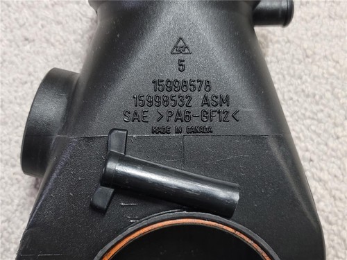 1996-99 CHEVROLET K2500 SUBURBAN 305-350 AIR INTAKE ADAPTER GM 15998532 ...