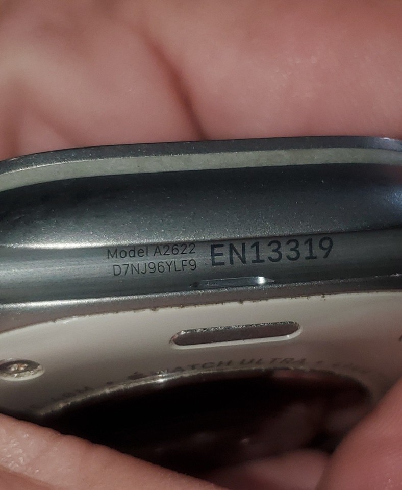 Locked Apple Ultra 49mm Titanium & Ceramic Case GPS LTE WR-100M Dive ...