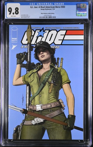 GI Joe Real American Hero #303 Mike Mayhew Trade Variant CGC 9.8 | eBay