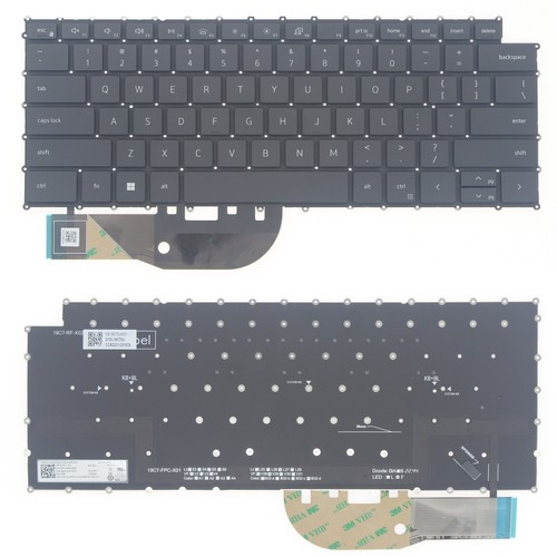 Black US Backlit Keyboard For Dell Precision 5550 5560 5750 5760 XPS 15 ...