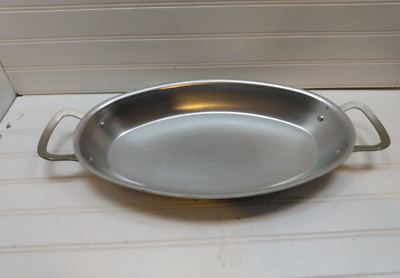 WearEver Roaster 15x9x2 Aluminum Centennial Gratin Broil Oval Pan Wear ...