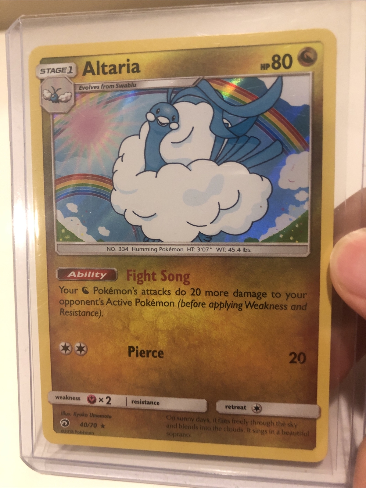 Pokémon TCG Altaria Dragon Majesty 40/70 Holo Holo Rare Near Mint | eBay