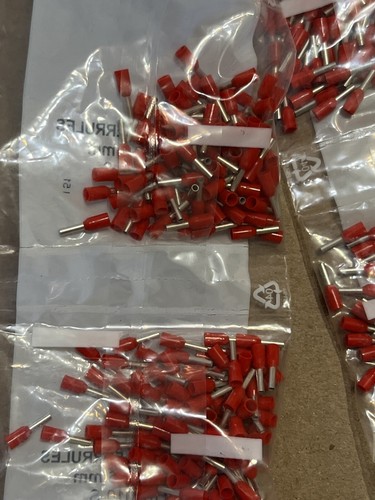 Lot of 1000 Ferrule 1161010-S Insulated Ferrules 1 mm2 - 6mm, McMaster ...