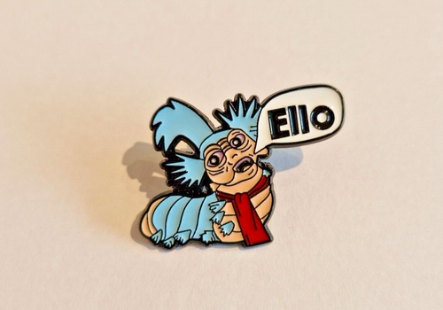 B25 - NEW, Worm From Labyrinth - Novelty Fun Cute Enamel Pin / Badge ...