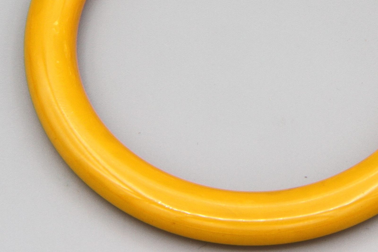 Vintage Stackable Bangle Bracelet, Yellow Bakelite Bangle, Egg Yolk ...