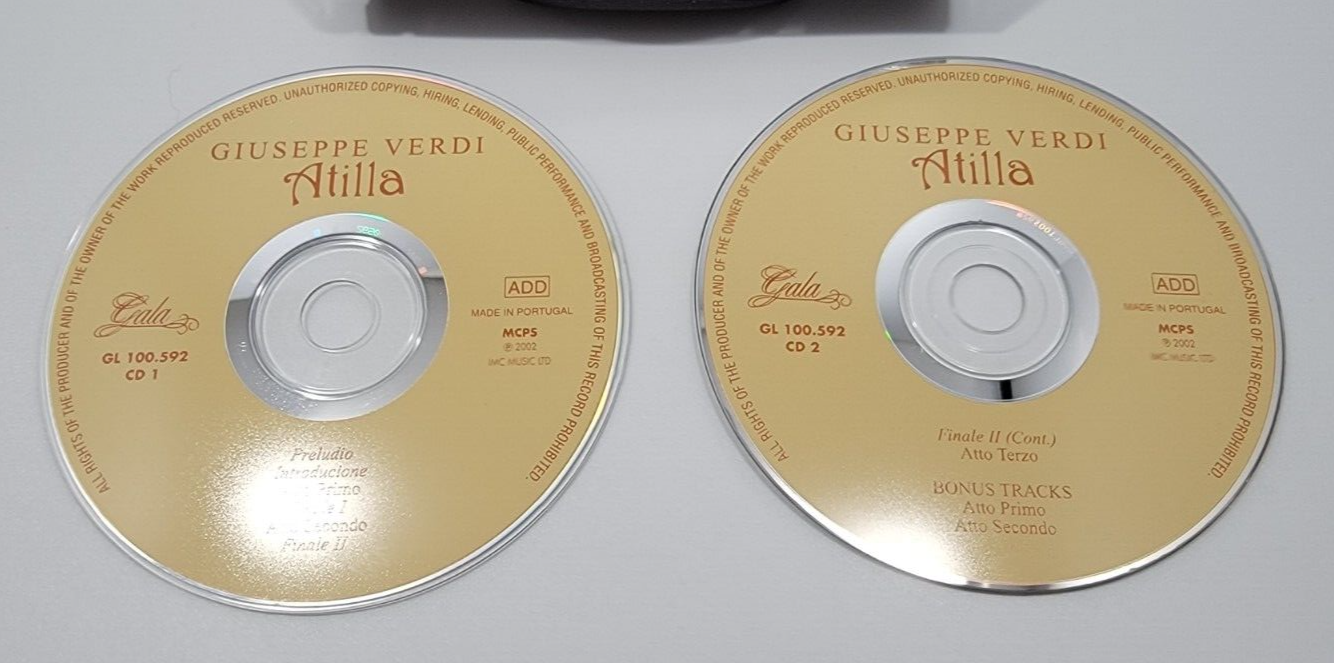 Giuseppe Verdi - Attila (CD, 2-Disc Set, 2002) | eBay