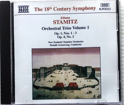 Johann Stamitz: Orchestral Trios, Vol. 1 (CD, 1995) LIKE NEW ...