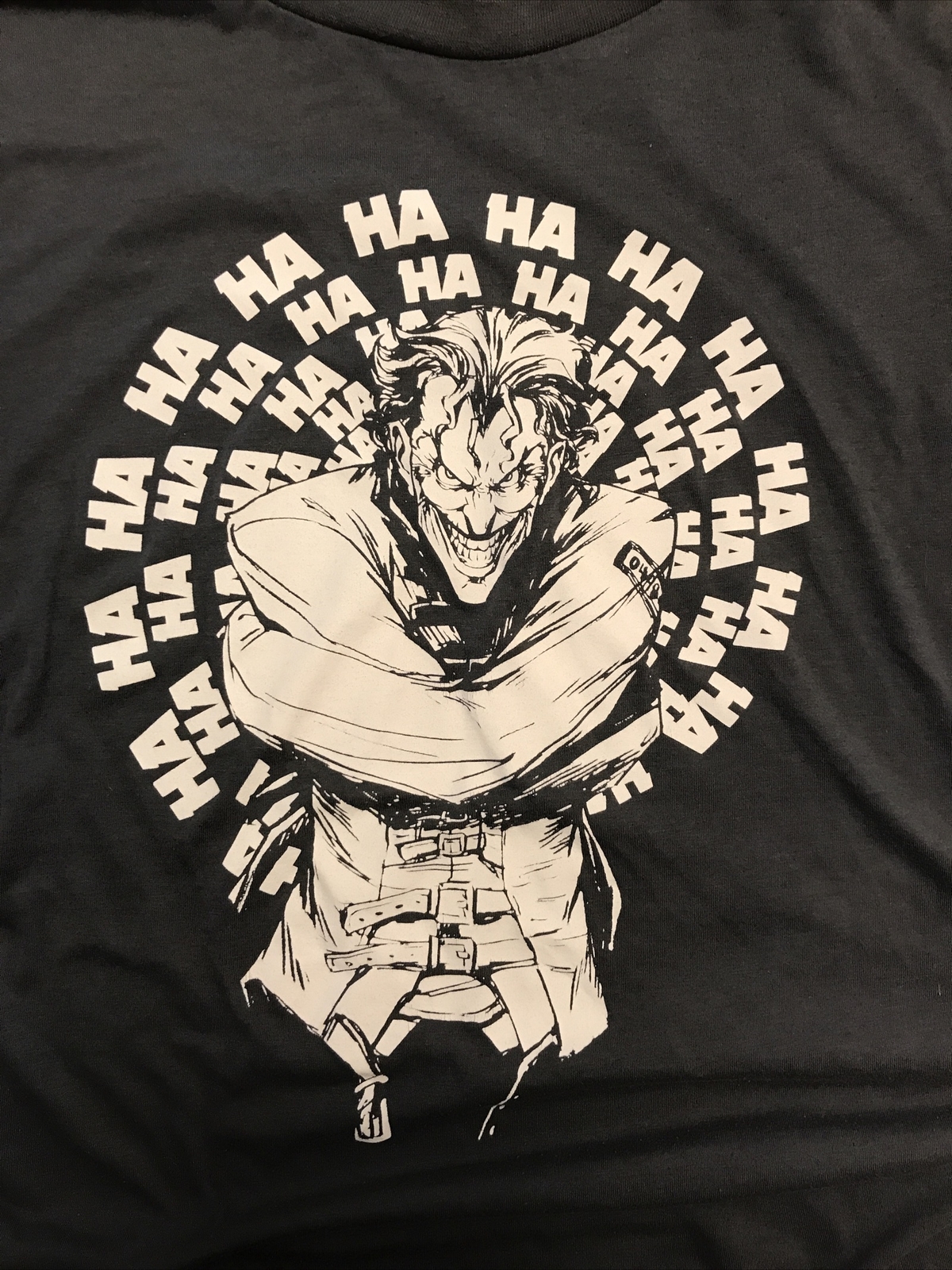 BATMAN DC Comics Laughing Joker HAHA Men's Sz. XL T-S… - Gem