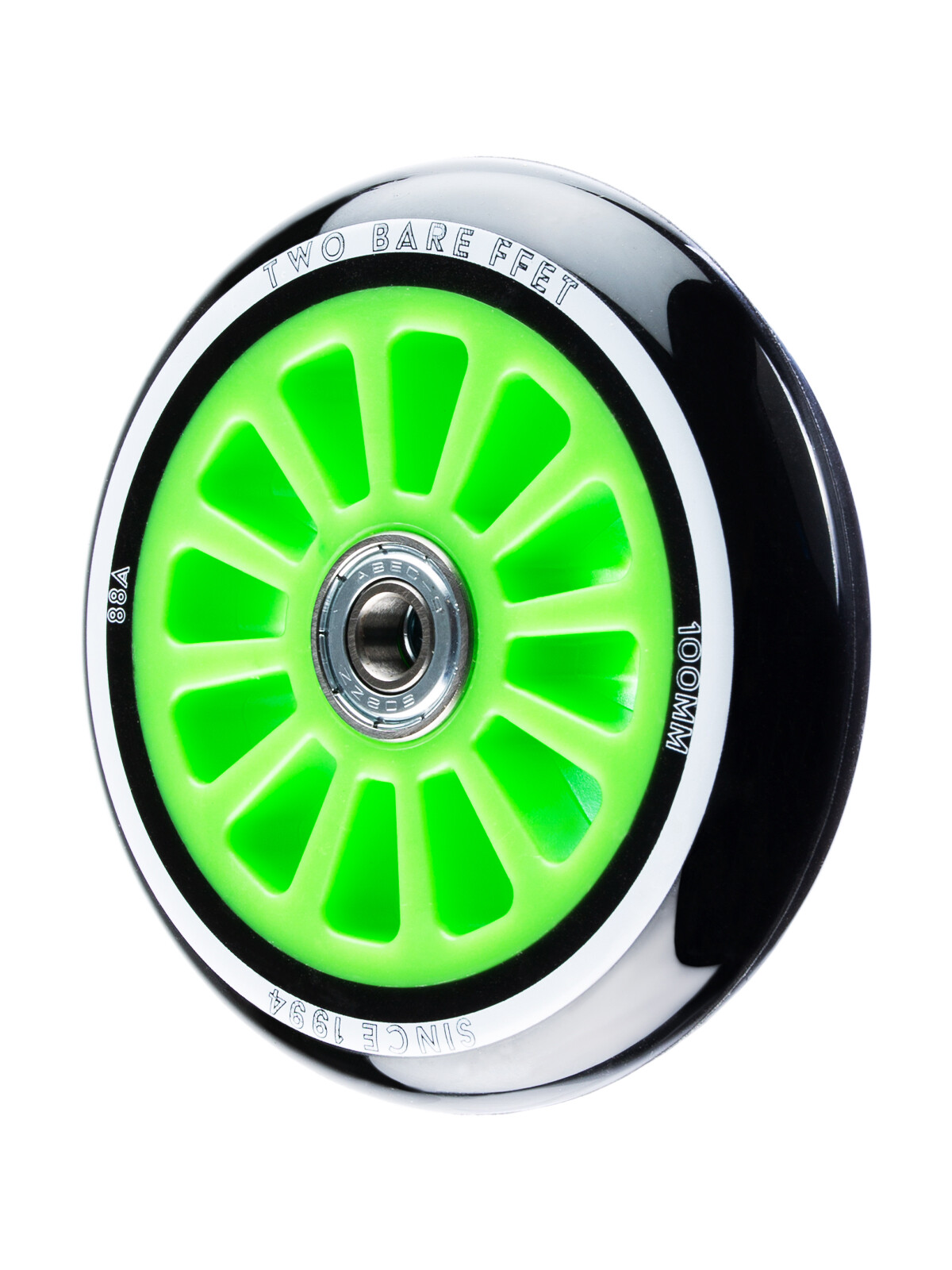 100mm Stunt Scooter Wheels + ABEC 9 // Fit TBF Slamm Razor MGP Grit JD ...