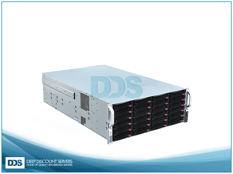 Supermicro 4U Storage Server X10DRH-T4i+ 36LFF 2.3Ghz 24-C 384GB ZFS ...