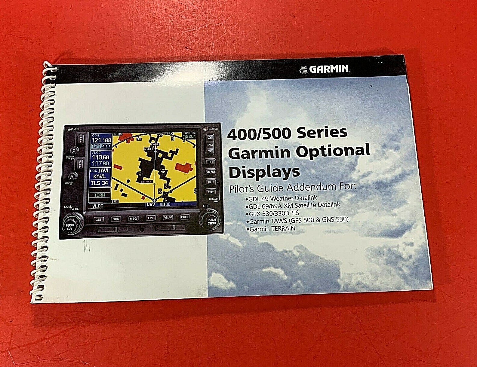 2005 Garmin 400 500 Series Optional Displays Pilot's Guide Addendum 190 ...