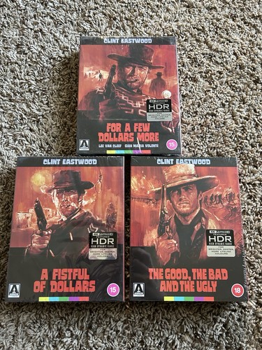A Fistful of Dollars, For a Few Dollars More, Good Bad and Ugly 4K ...
