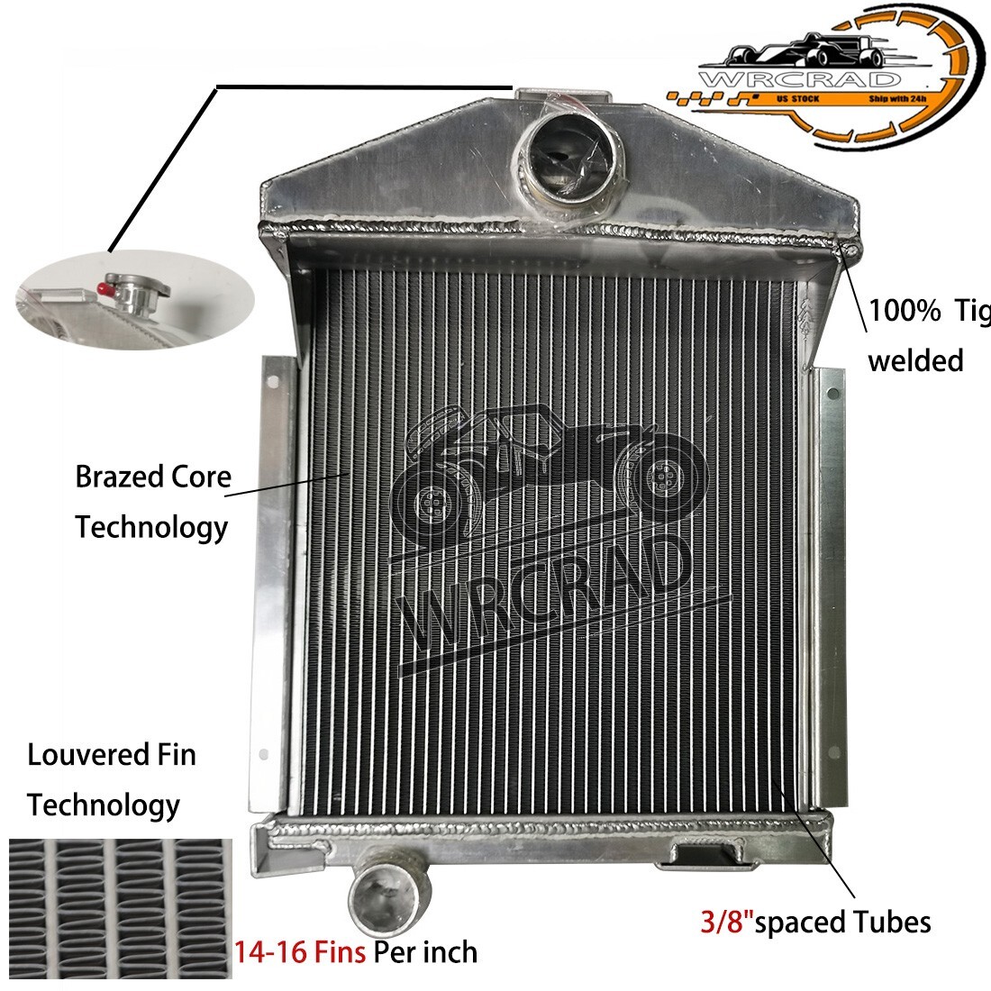 Radiator For Tractor International Case 140 IHC Farmall 140HV 369400R94 ...