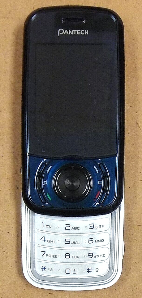 Pantech Matrix C740 - Blue and Silver ( Unlocked ) Very Rare Dual ...